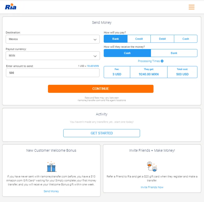 How Does Ria Money Transfer Work? Review | Finder Canada